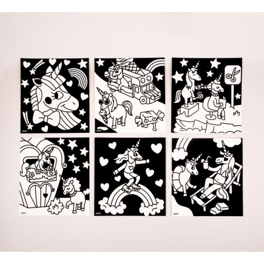 Coloriage velours | Lily - OMY - little cecile