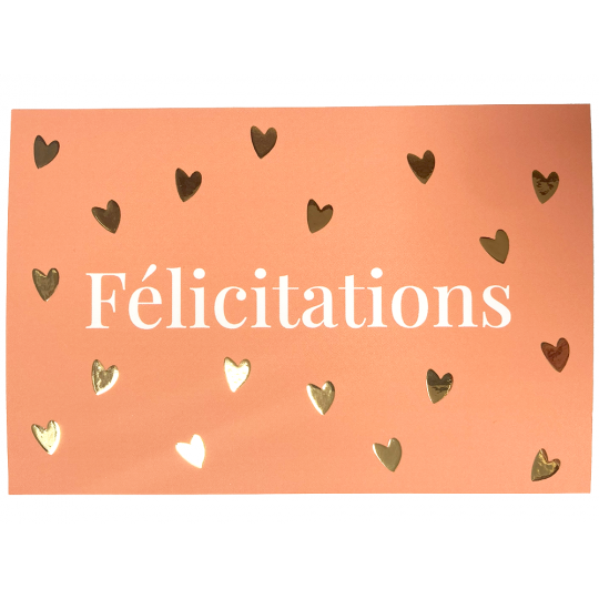 Carte "Félicitations" - Little cecile - little cecile