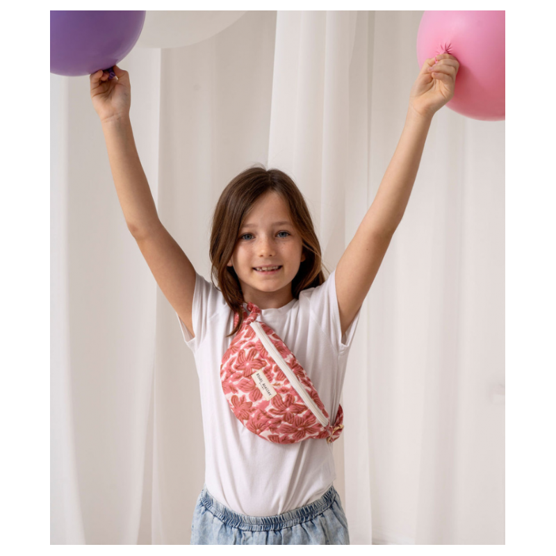 Sac banane enfant | Manoa Rosa - Bindi Atelier - little cecile