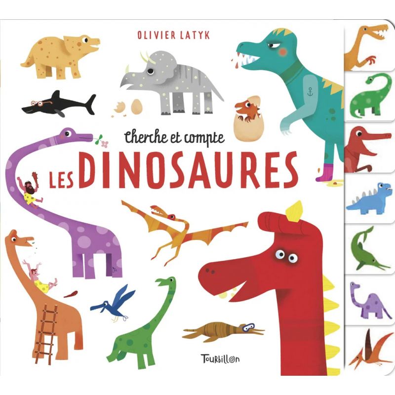 Cherche et compte | Les dinosaures - little cecile